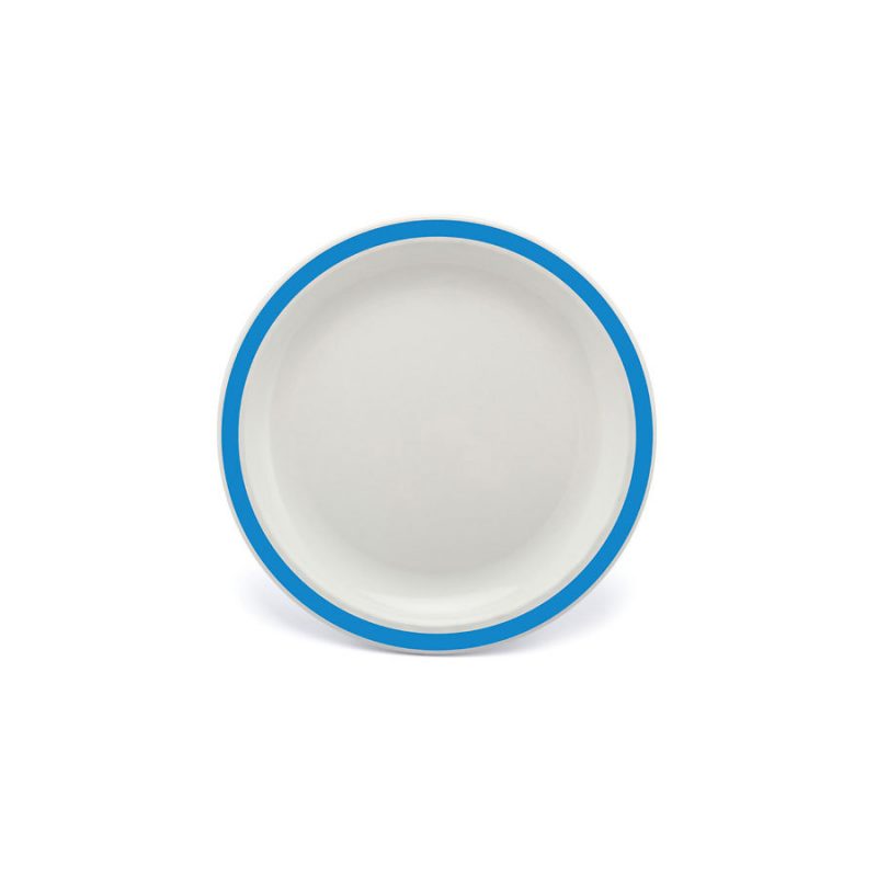 Duo Plate Narrow Rim Blue 17cm Polycarbonate – Pro Catering Equipment