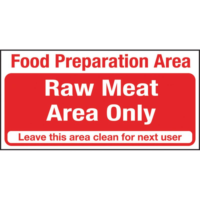 Kitchen Food Safety Raw Meat Area Only – Pro Catering Equipment